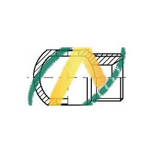 Banjo mâle 3/8 BSPP - perçage 17mm (sans vis)