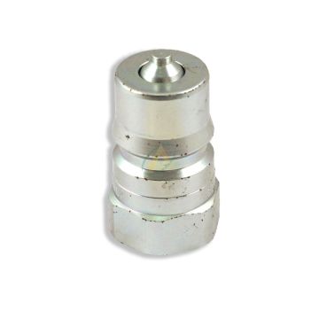 Coupleur hydraulique mâle à clapet ISO-B - INOX