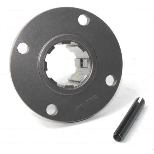 Plateau d'accouplement DIN00 - Arbre cannelé femelle 8 dents