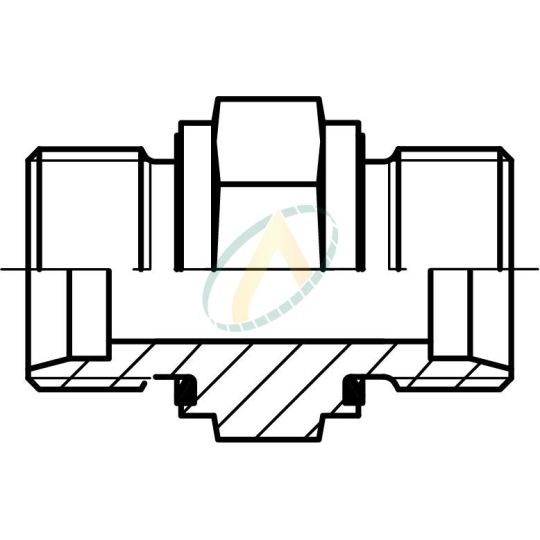 Union droit mâle 1/4 BSPP avec joint - mâle 1/4 BSPP avec joint