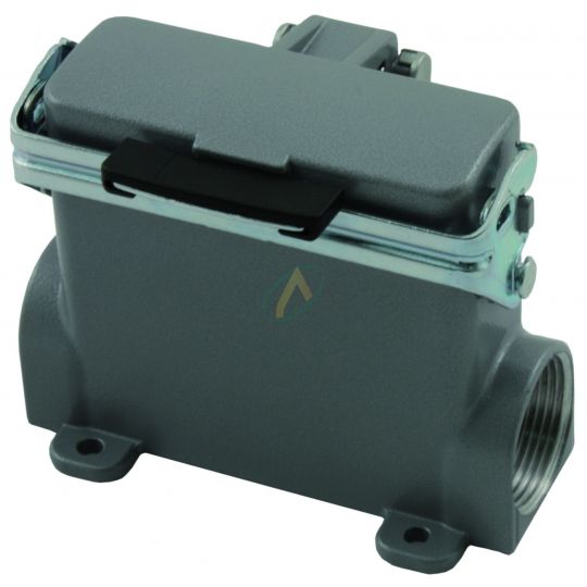 Embase électrique en saillie 16 points avec levier & capot