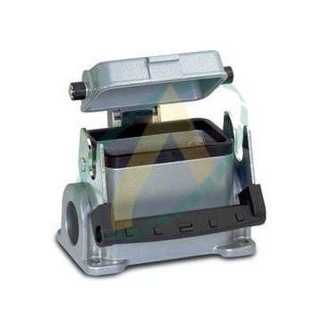 Embase électrique en saillie 24 points avec levier & capot