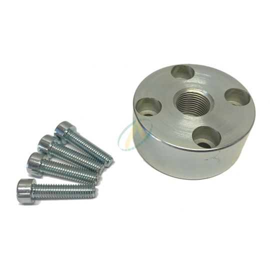 Bride droite carrée 40x40 - Norme DIN - Implantation BSP