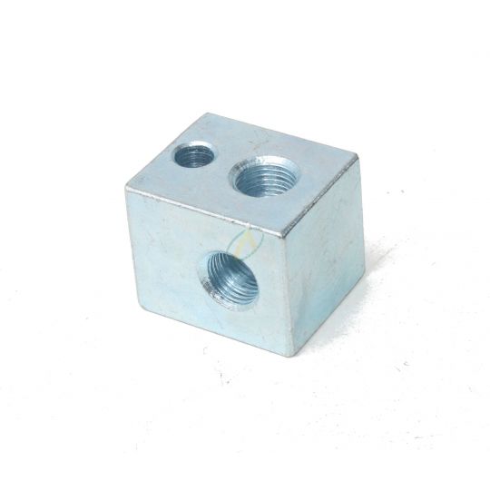 Barrette à 90° de distributeur - 1 à 8 point de graissage